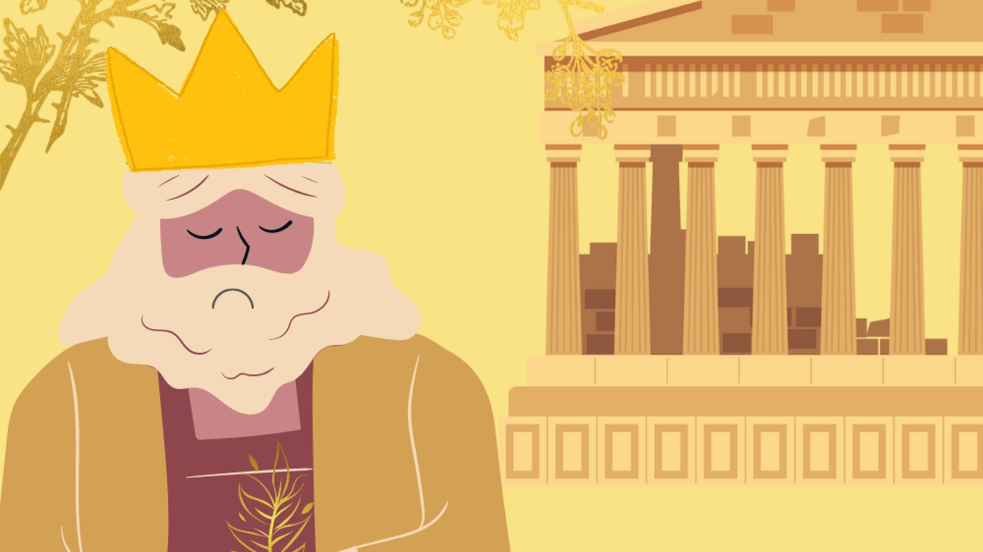 Qué significa el mito del rey Midas. Resumen corto y explicación sencilla